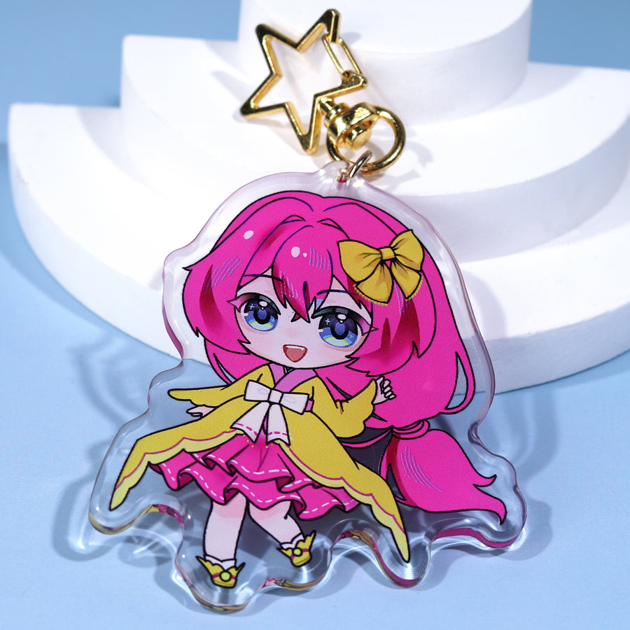 Raynacraft Custom Keychain Pins Standees