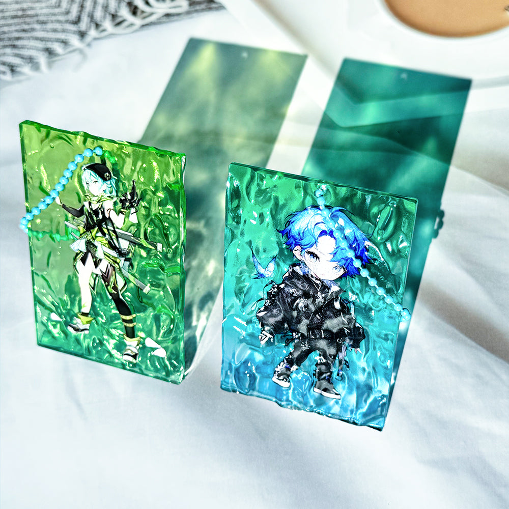 Custom Ripple Acrylic Keychains – Raynacraft