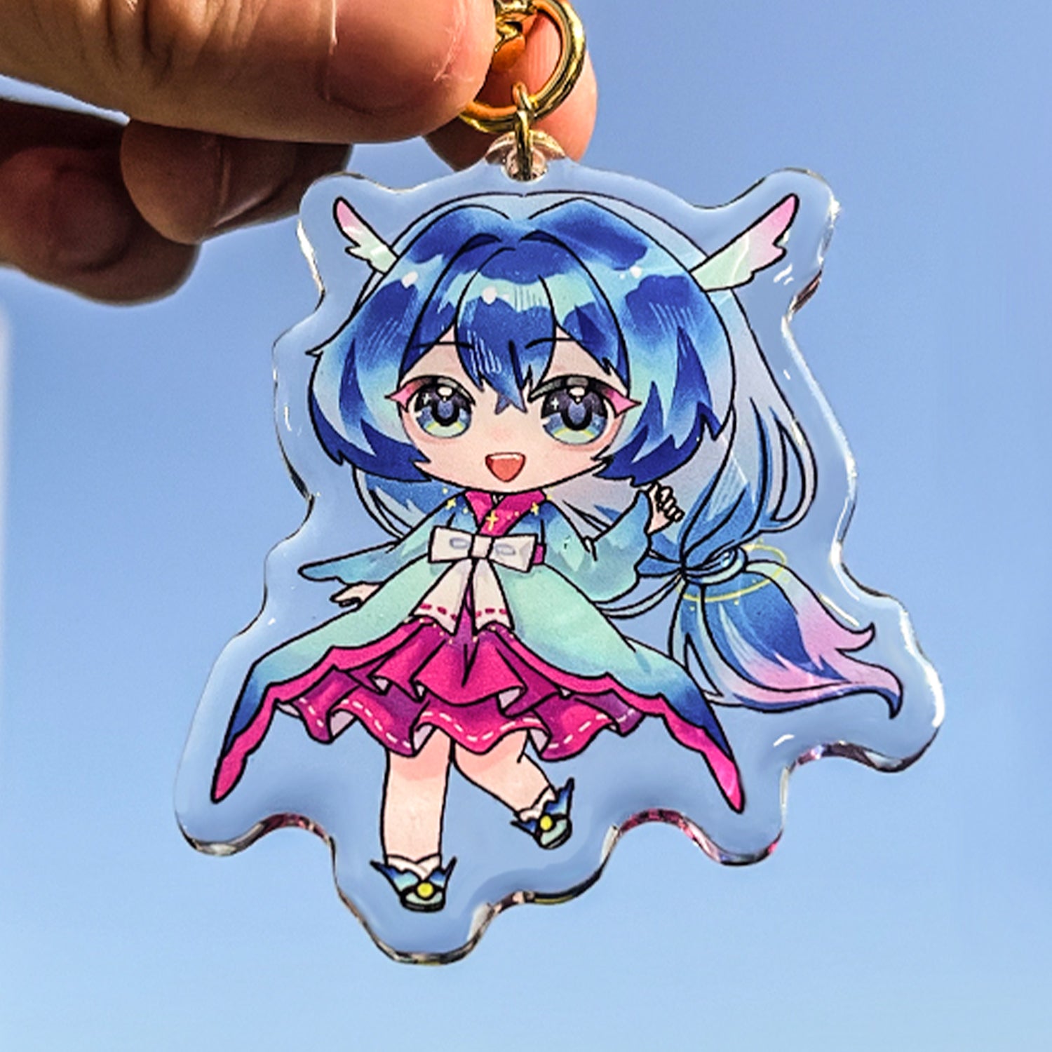 Custom Epoxy Acrylic Keychains – Raynacraft